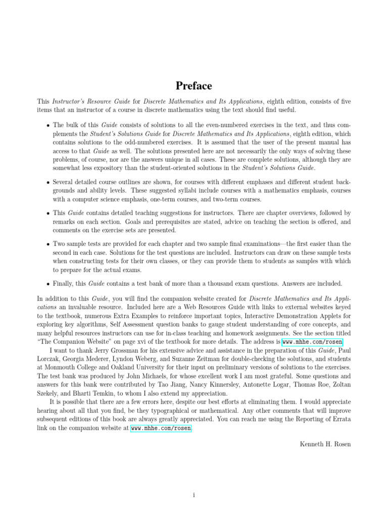 IRG Preface | PDF | Mathematics | Learning