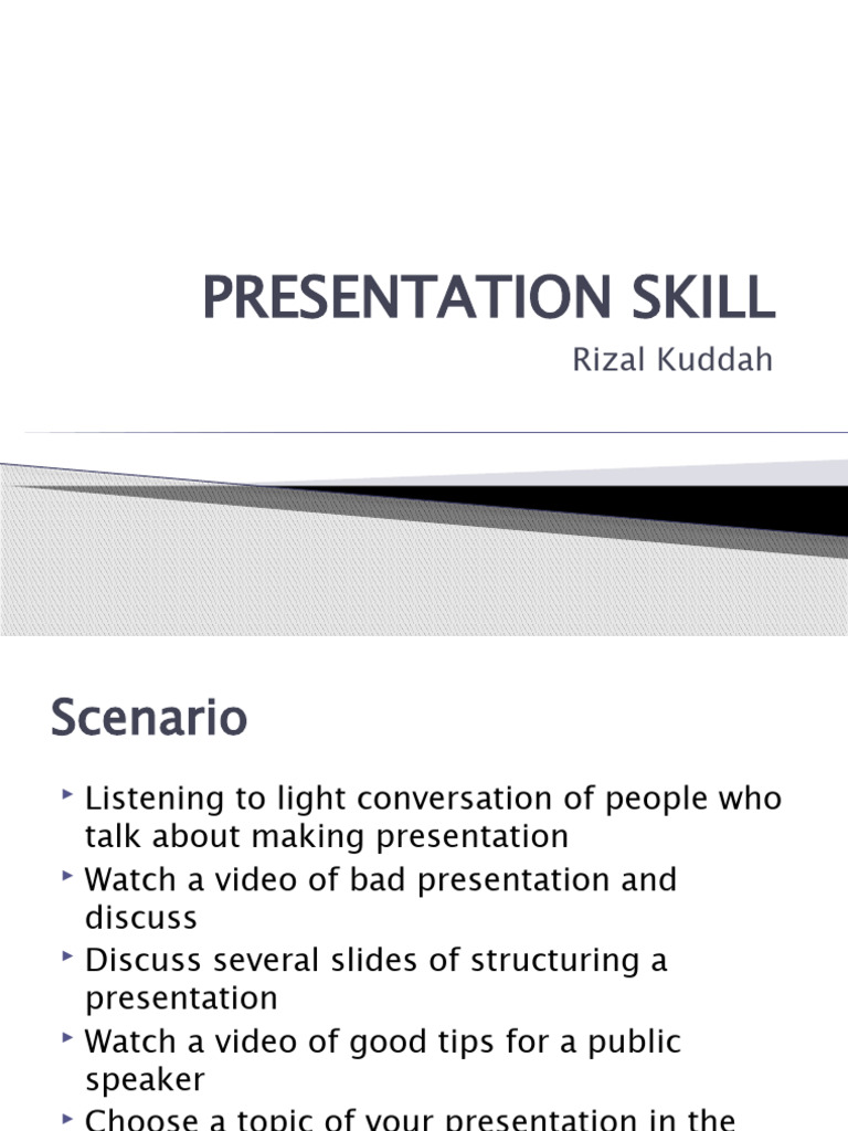 Presentation Skill | PDF