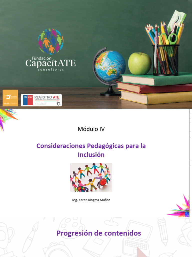 Presentación Módulo IV Diplomado TEA Sesión 1 Y Sesión 2 | PDF | Evaluación | Aprendizaje
