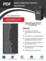 2025 Waste Collection Calendar v2 | PDF | Waste | Waste Management