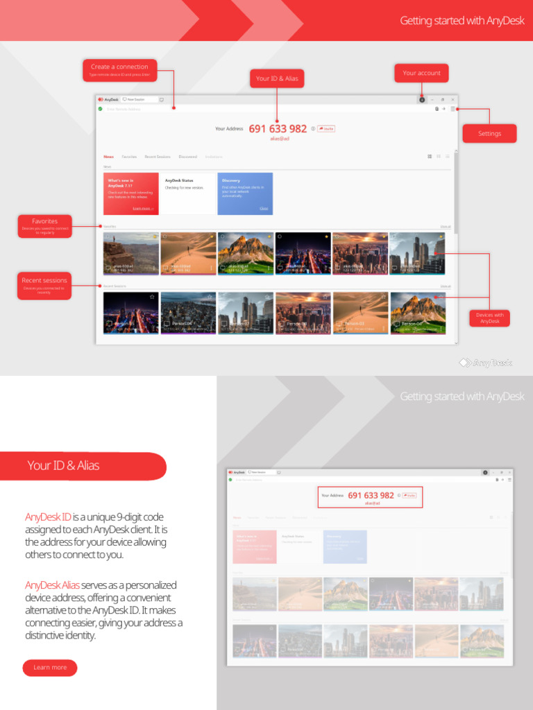 Getting Started With AnyDesk-1 | PDF | Remote Desktop Services ...