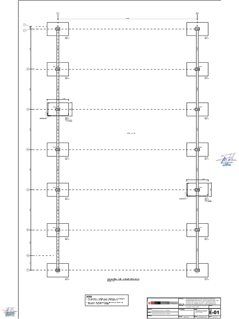 IV.2 Planos Estructuras | PDF | Arquitectura | Diseño arquitectonico