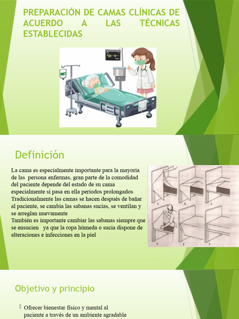 Preparacion de Camas Clinicas | PDF | Cama | Colchón