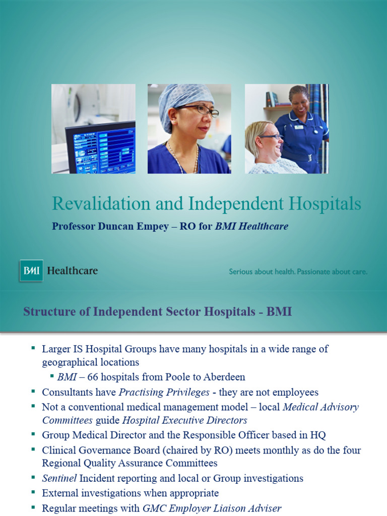 4 One Size Fits All Revalidation Independent Sector Workshop | PDF ...