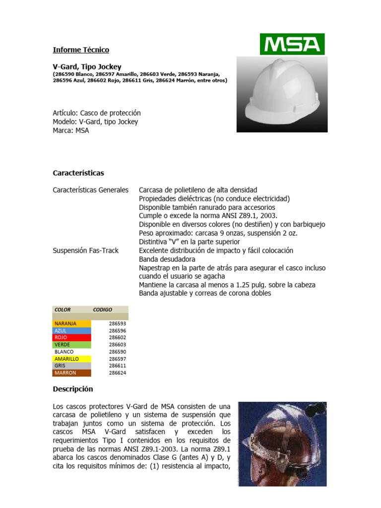 3.-CASCO-V-GARD-MSA-min | PDF