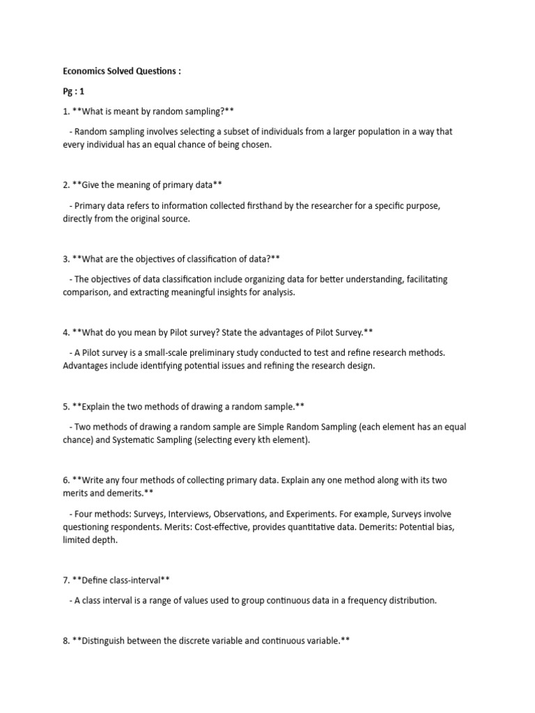 Economics Solved Questions | PDF | Demand | Price Elasticity Of Demand Economics Solved Questions | PDF | Demand | Price Elasticity Of Demand