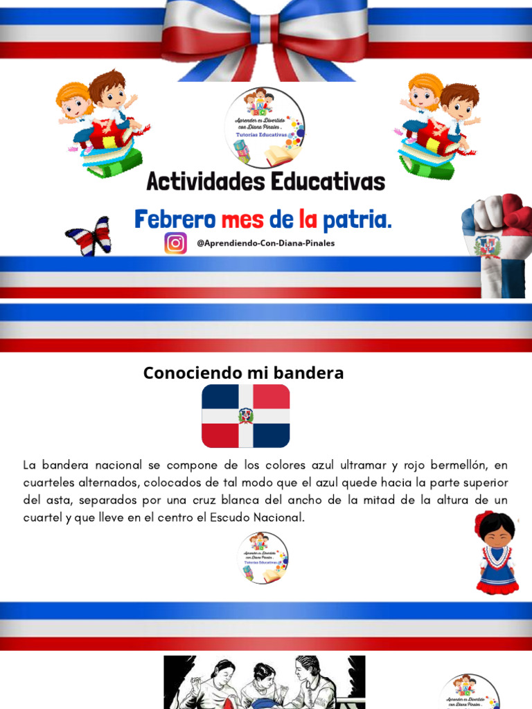 Actividades sobre Símbolos Patrios | PDF | República Dominicana | Los ...