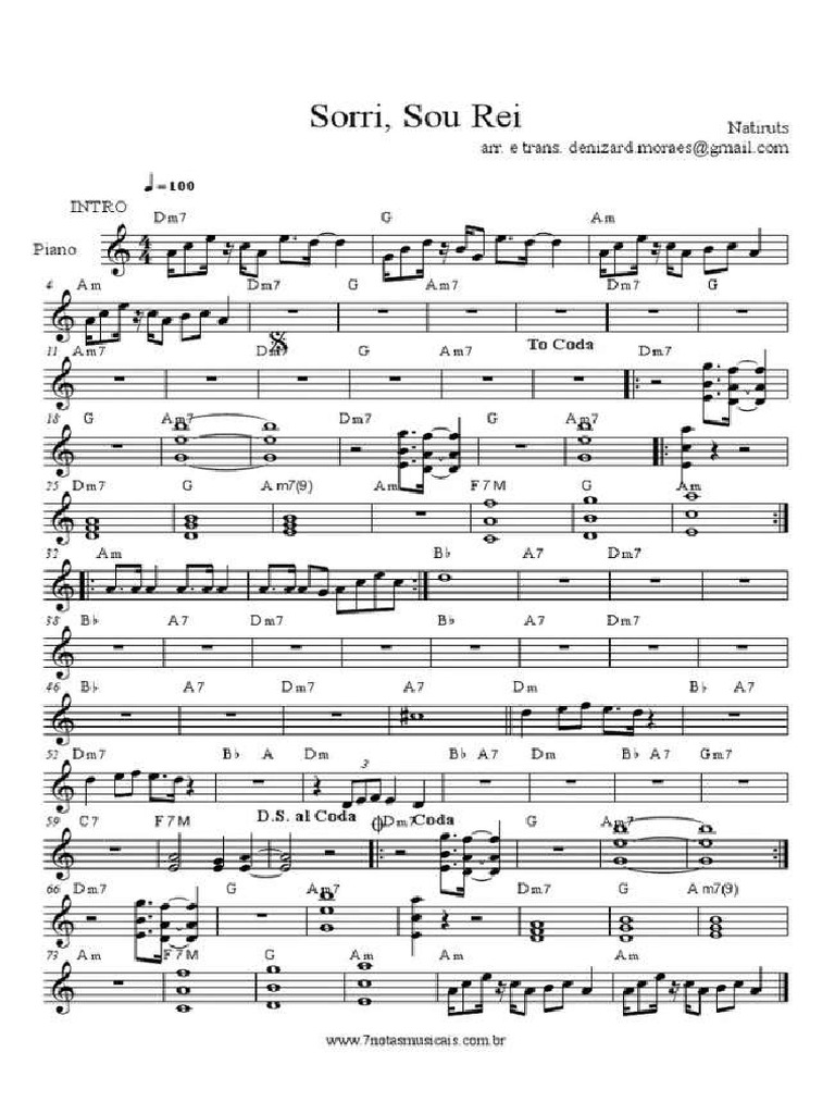 Sorri Sou Rei | PDF