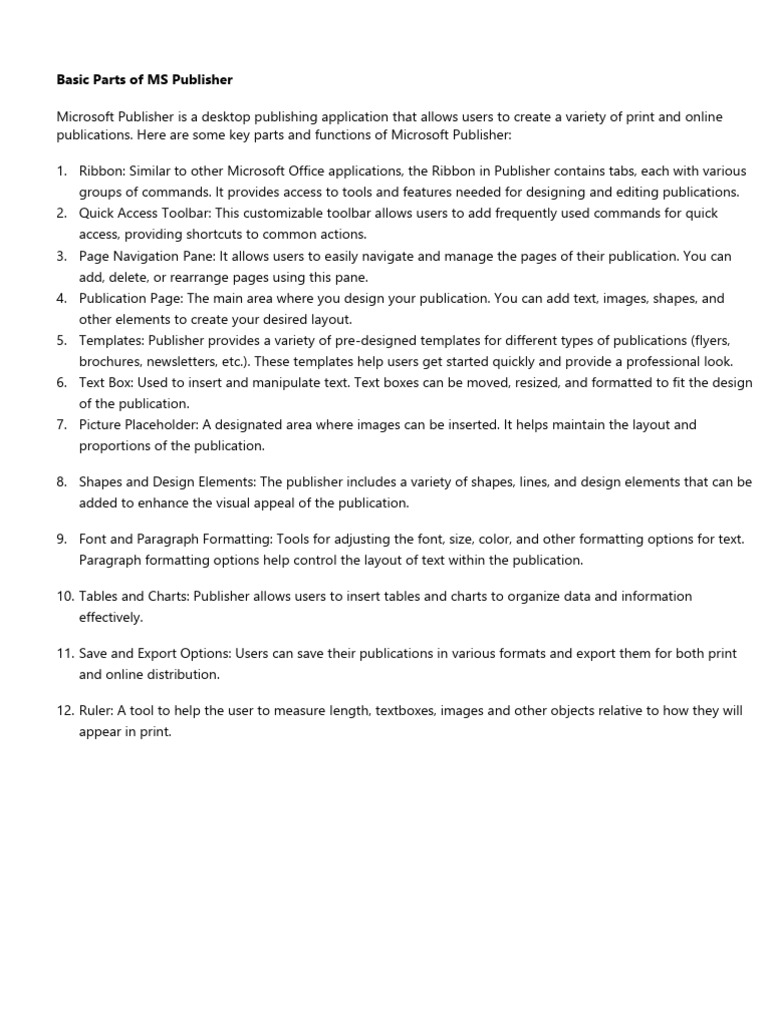 Microsoft-Publisher-Parts | PDF