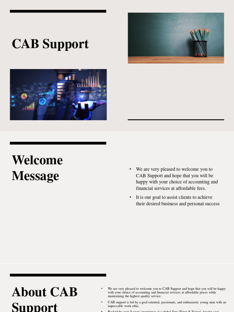 CAB Support | Download Free PDF | Accounting | Financial Statement