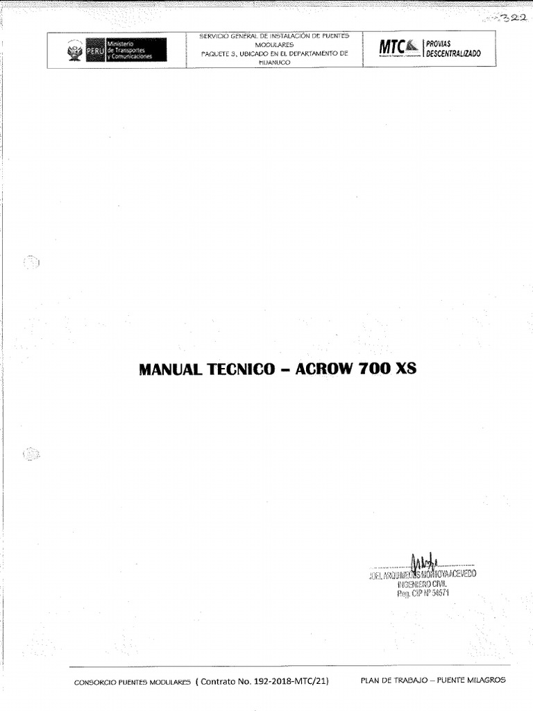 Manual de Acrow | PDF