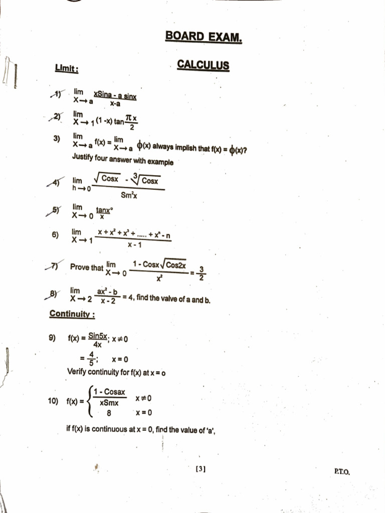 Question Bank (Mathematics) | PDF