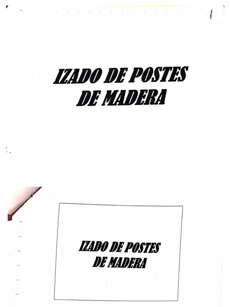 Izado de Postes para Líneas Primarias | PDF