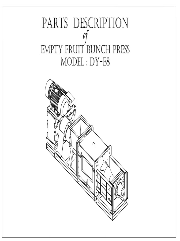 DY8 EFB Prensa Raquis - Catálogo de Repuestos | PDF