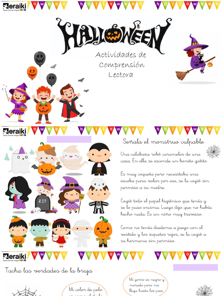 comprension-lectora-halloween-2022 | PDF | Víspera de Todos los Santos