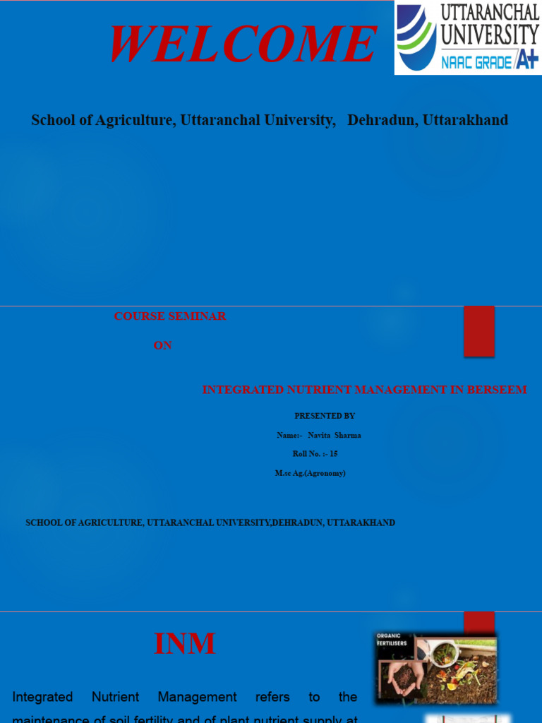Navita Master Seminar | PDF | Fertilizer | Manure