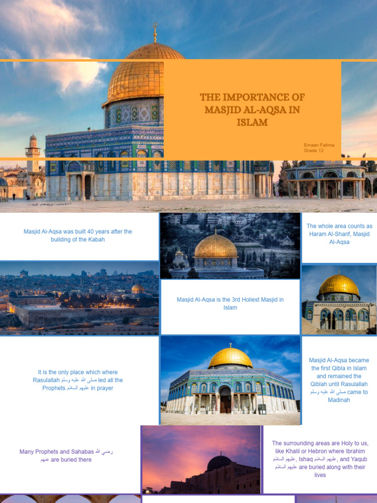 The Importance of Masjid Al-Aqsa in Islam | PDF | Temple Mount | Mosque