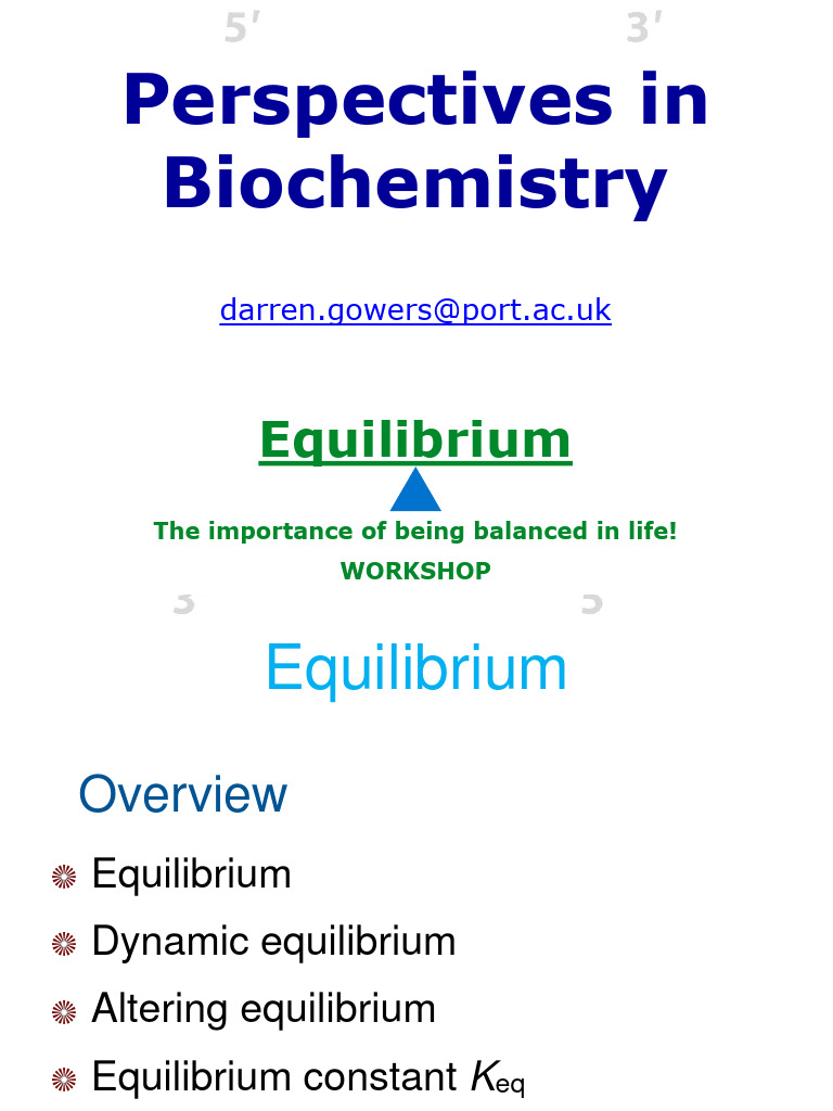 6b - Equilibrium - The Importance of Being Balanced in Life | PDF ...