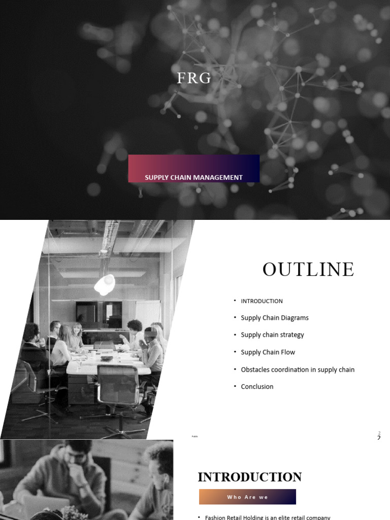 FRG Presentation | PDF | Supply Chain | Retail
