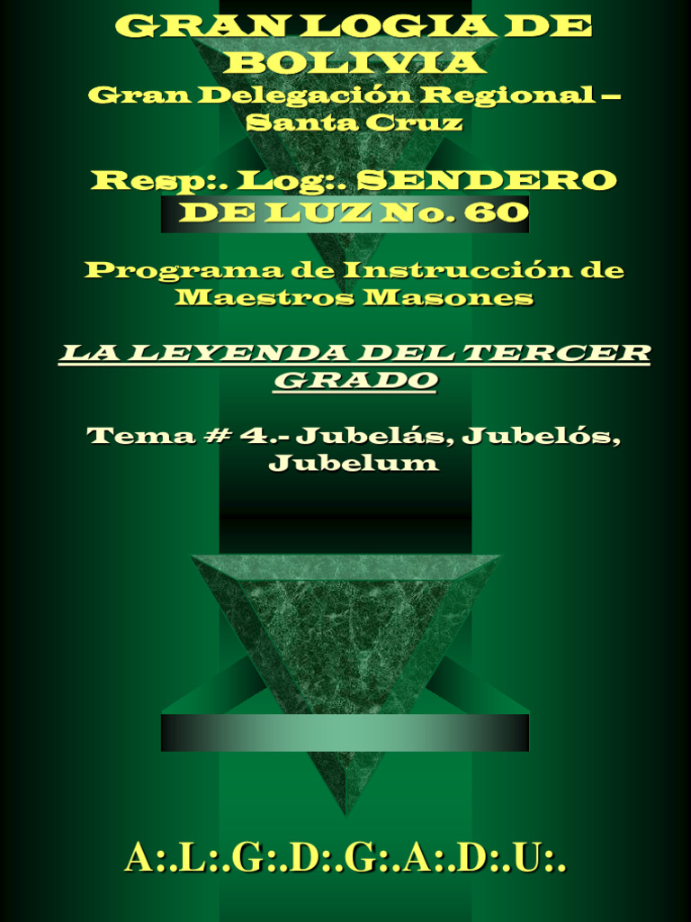 La Leyenda de Jubelás, Jubelos y Jubelum | PDF | Masonería | Verdad