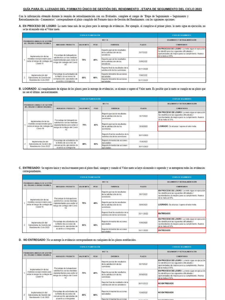 Guía para Llenado del Formato GDR 2023 | PDF | Finanzas y dinero