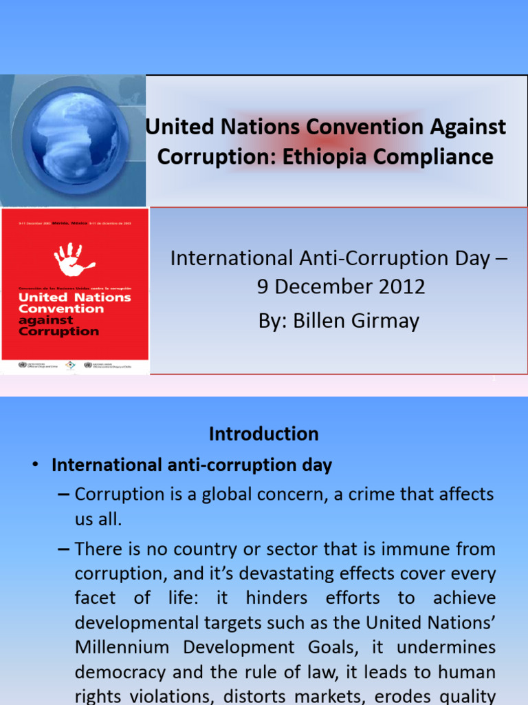 10.6-UN Convention Against Corruption | PDF | Political Corruption | Money Laundering