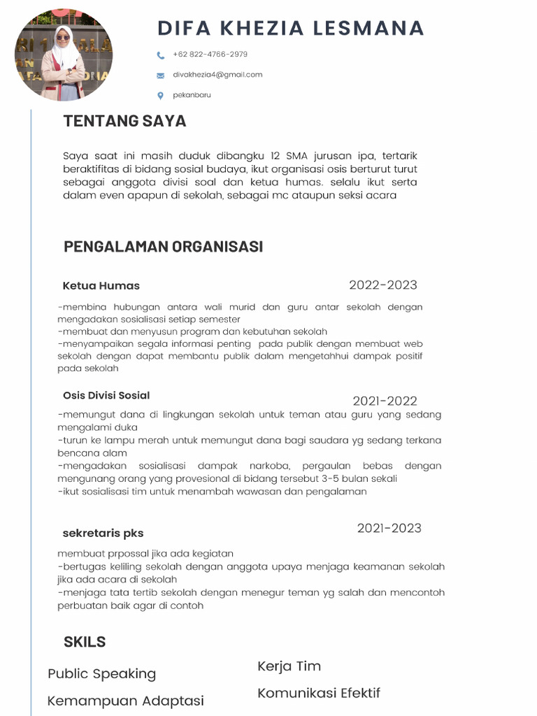 Professional Modern CV Resume | PDF