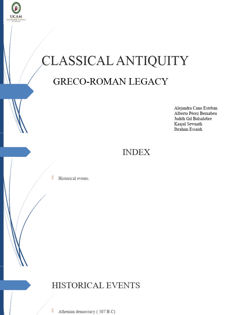 Key Events of Classical Antiquity | PDF