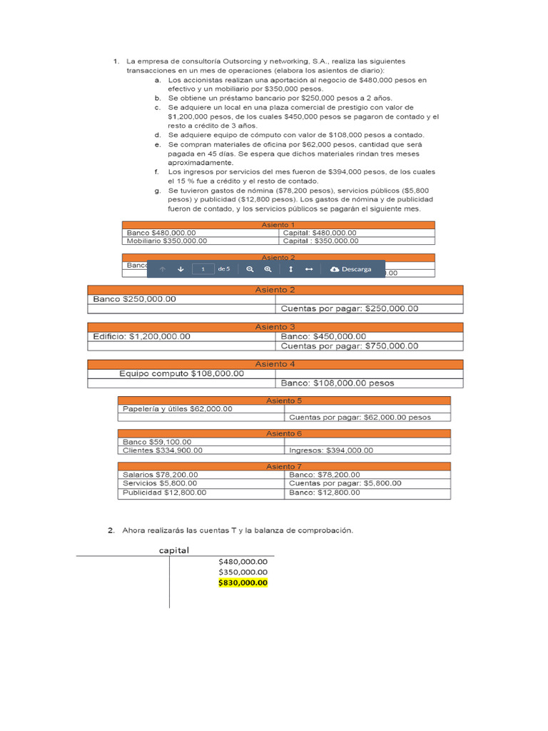 Ejerc Conta PD | PDF