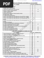 Advanced Higher Physics Relationships Sheet | PDF | Metals | Redox