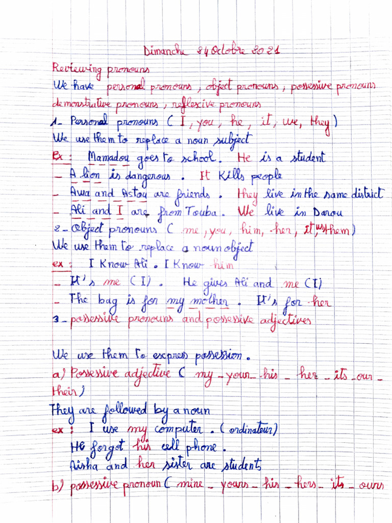 English 4ème | PDF