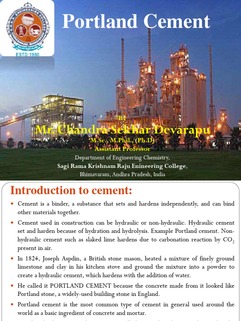 Portland Cement | PDF | Cement | Lime (Material)