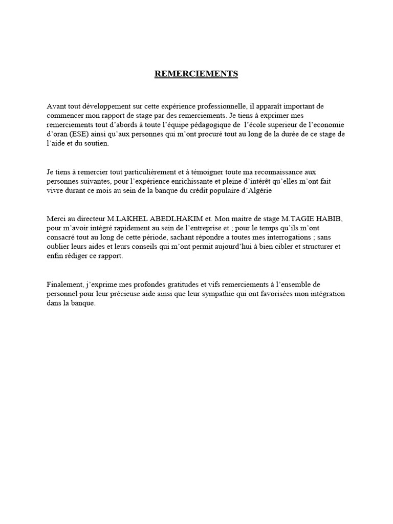 RAPPORT DE STAGE Master 1 | PDF | Virement bancaire | Banques