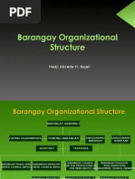 Barangay Organizational Structure | PDF | Business