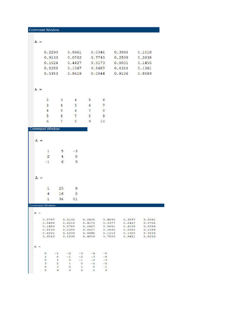 Matlab Assingment | PDF Matlab Assingment | PDF