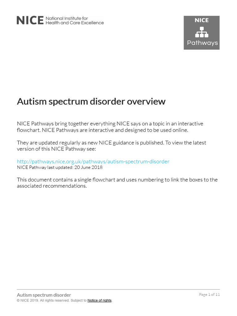 NICE 1autism-Spectrum-Disorder-Autism-Spectrum-Disorder-Overview | PDF ...