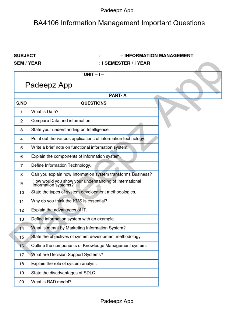 BA4106 Iq | PDF | Databases | Information System