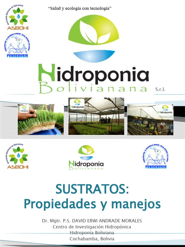 SUSTRATOS Propiedades y Manejos | PDF