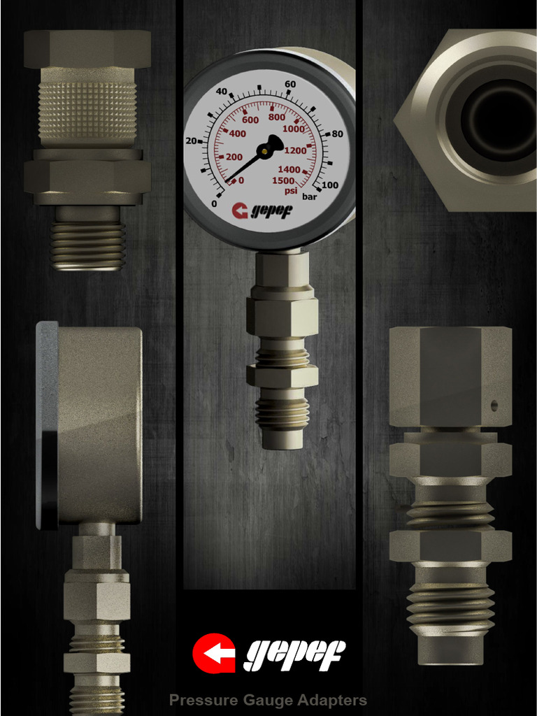 Pressure Gauge Adapters | PDF | Pressure Measurement | Pressure