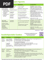 Diabetes Medication Comparison Chart | PDF | Insulin | Diabetes ...