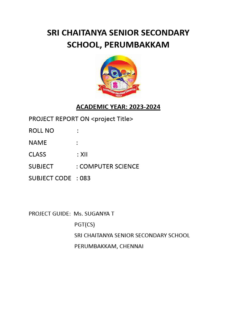 Project First 4 Pages | PDF | Information Technology | Computing