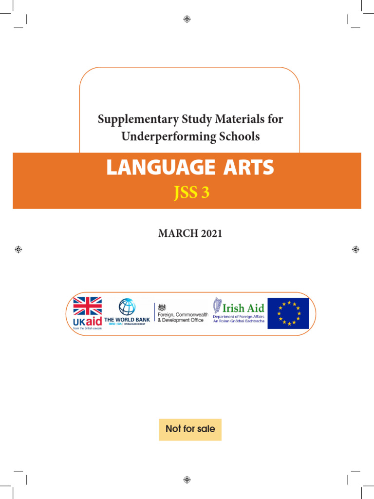 Language Art JSS | PDF | Critical Thinking | Reading Comprehension