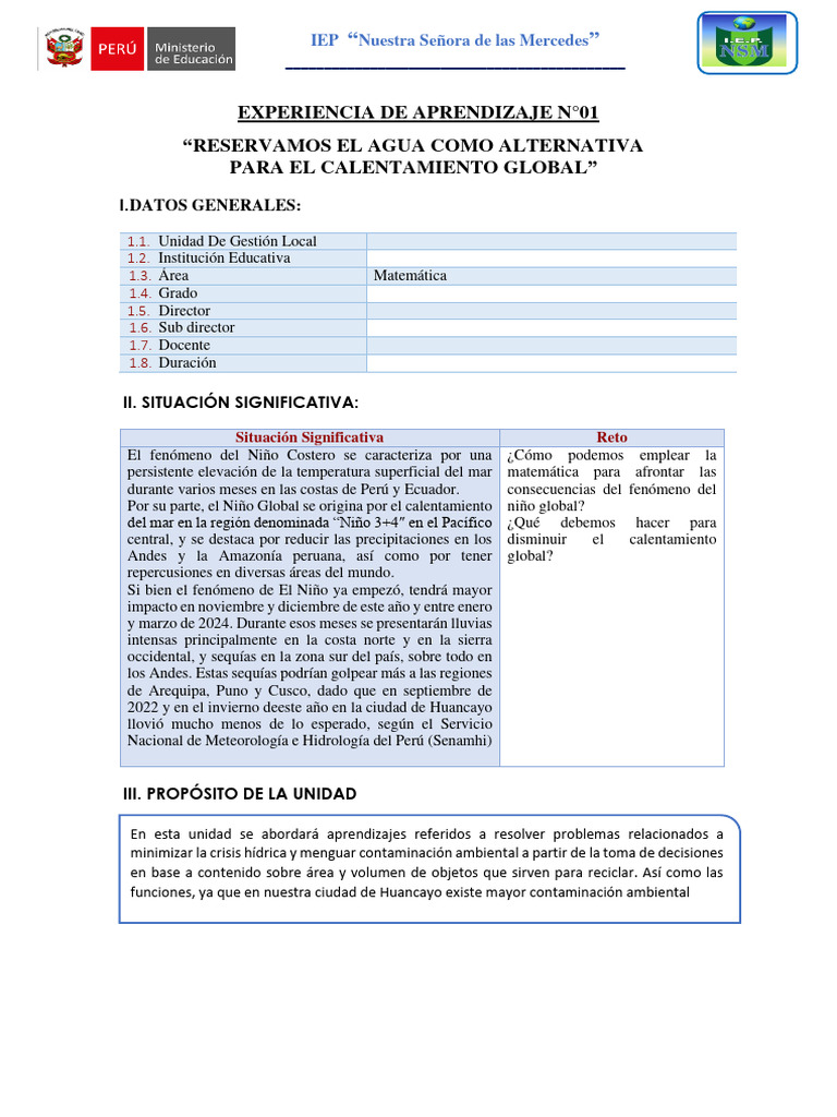 Modelo Unidad de Aprendizaje 2024 | PDF | Enseñando | El niño Modelo Unidad de Aprendizaje 2024 | PDF | Enseñando | El niño