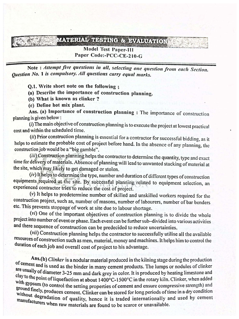 Sample Paper 3 | PDF