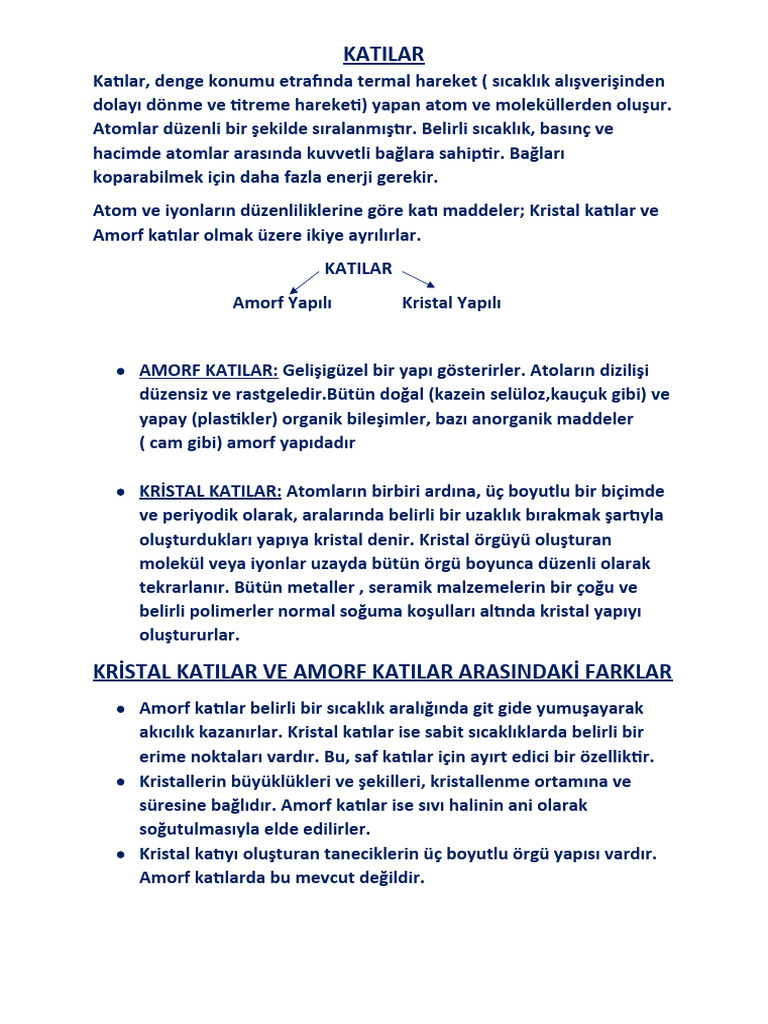 Amorf Katilar | PDF