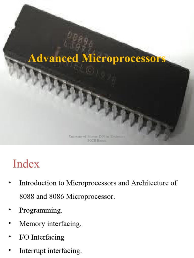 Microprocessor Architecture Guide | PDF | Central Processing Unit | Microprocessor