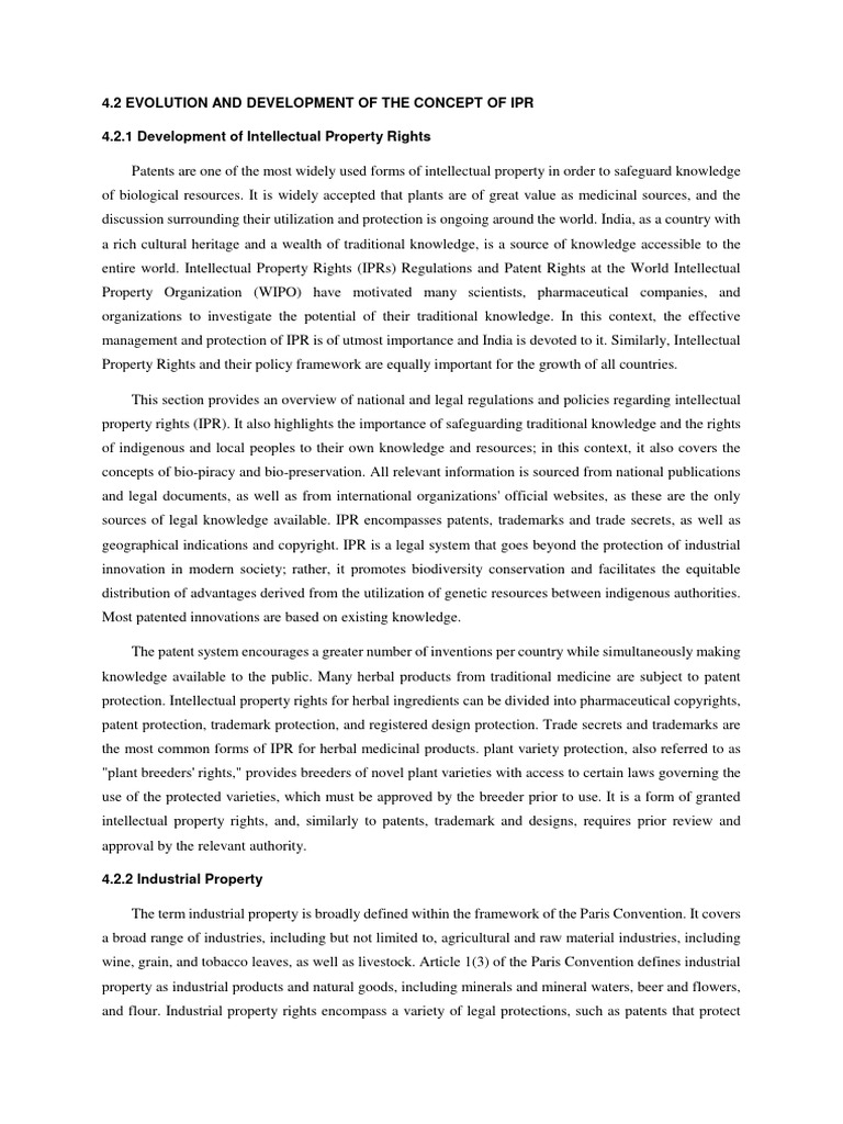 Concept of Ipr | PDF | Intellectual Property | World Intellectual Property Organization