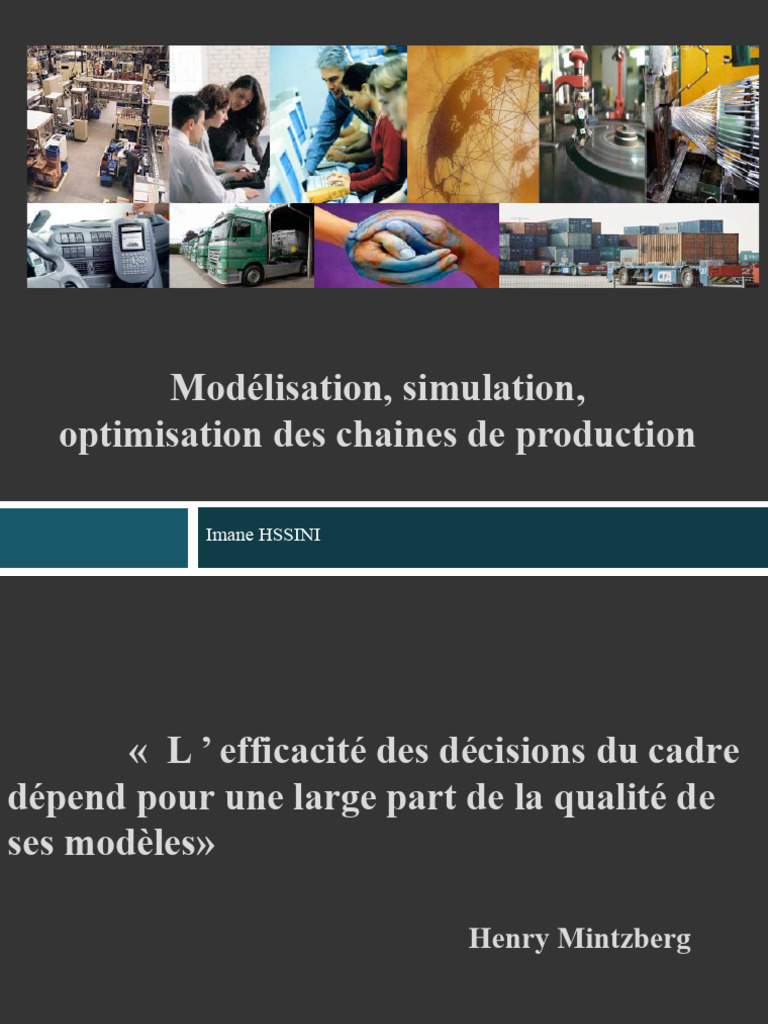 Modélisation, Simulation, Optimisation Chapitre 3 - ENSAO 5ère Année ...