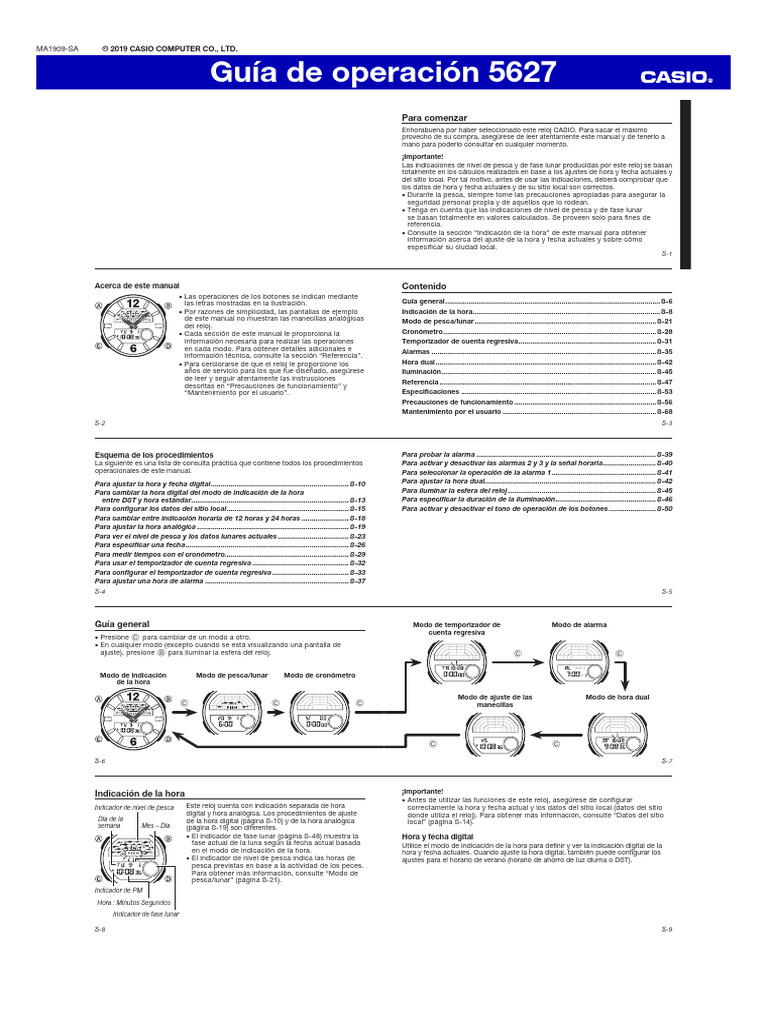 QW 5627 | PDF | Horario de verano | Hora