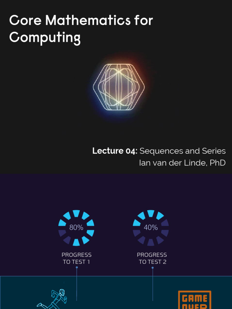 MOD004428 2022-23 Lecture 04 - Sequences and Series | PDF | Sequence ...